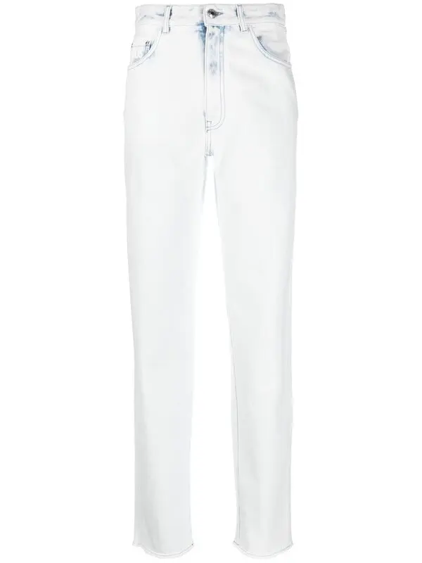 Gcds Logo-embellished Straight Leg Jeans
