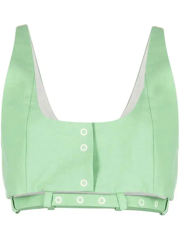 GANNI Suiting Crop Top