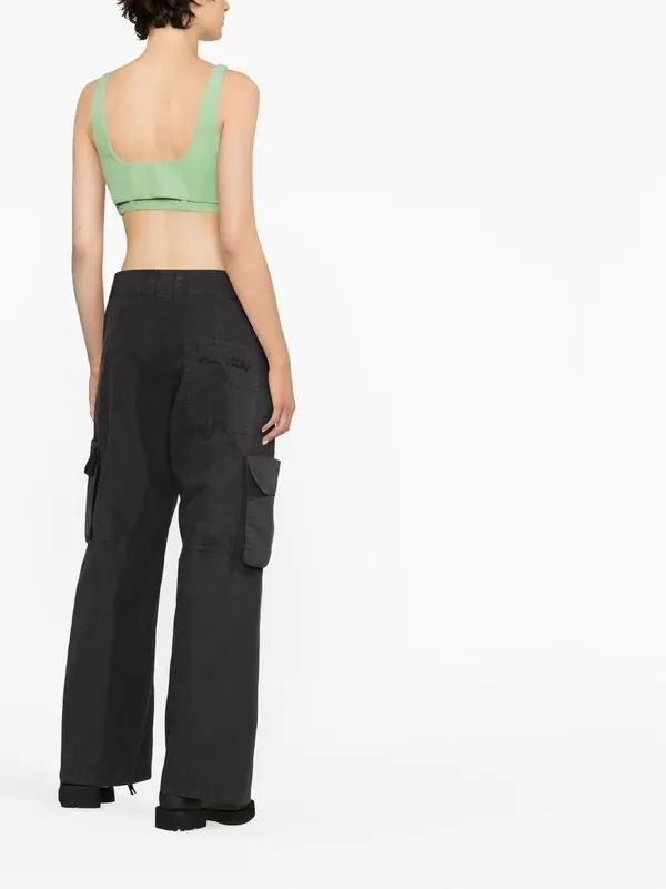GANNI Suiting Crop Top