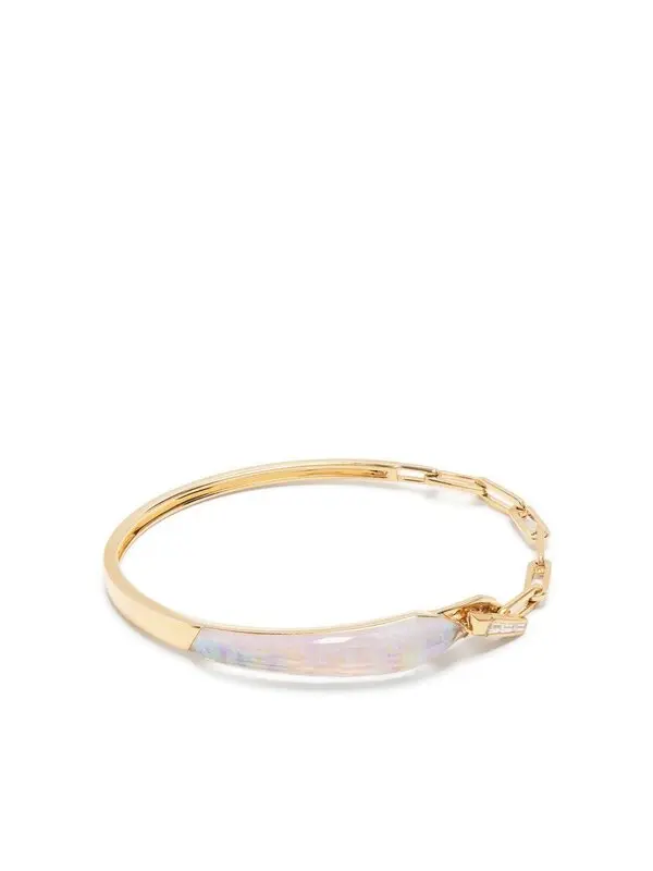 Stephen Webster 18kt Yellow Slimline Shard Opal Diamond Bracelet - Gold