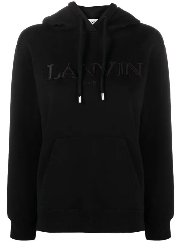 LANVIN Logo-print Drawstring Hoodie