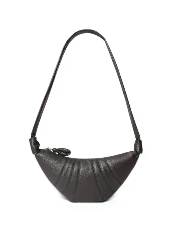 LEMAIRE Croissant Leather Shoulder Bag - Brown