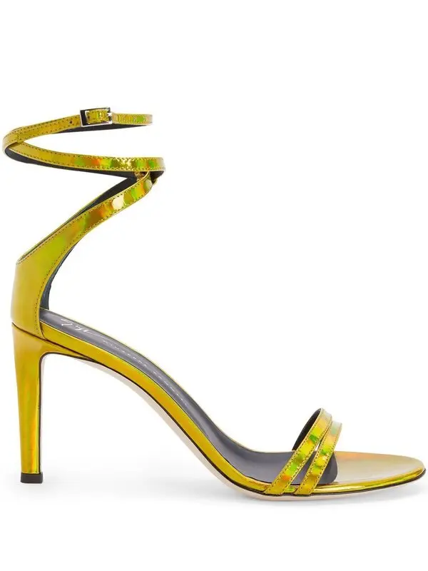 GIUSEPPE ZANOTTI Metallic Stiletto Sandals
