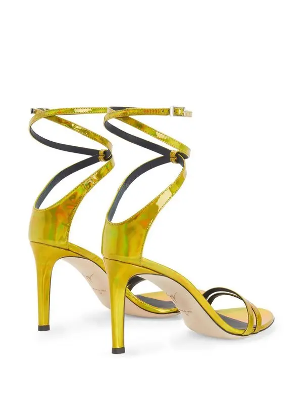 GIUSEPPE ZANOTTI Metallic Stiletto Sandals