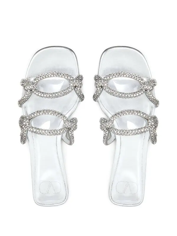 Valentino Garavani Chain 1967 Crystal-embellished Sandals