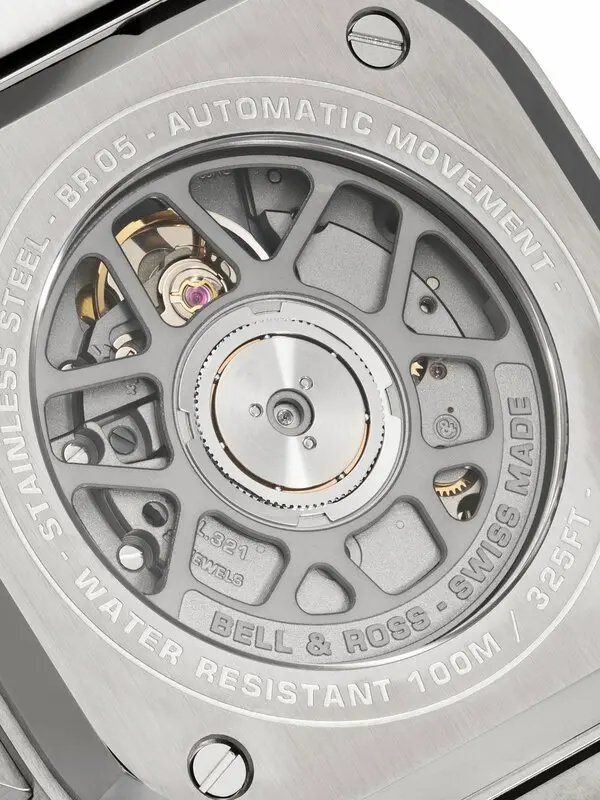 BELL & ROSS 40mm Automatic Bracelet Watch - Brown