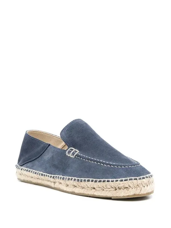 Manebí Hamptons Traveler Suede Espadrilles - Blue