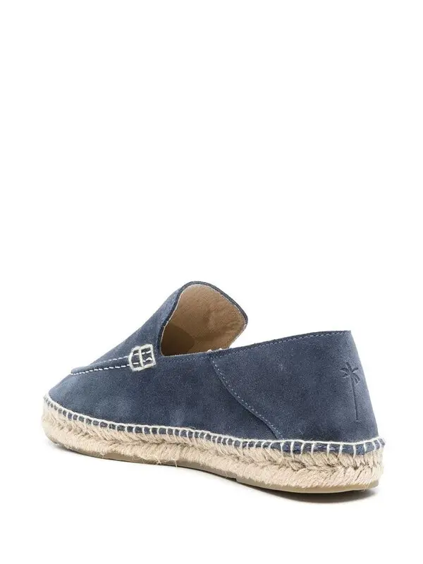 Manebí Hamptons Traveler Suede Espadrilles - Blue