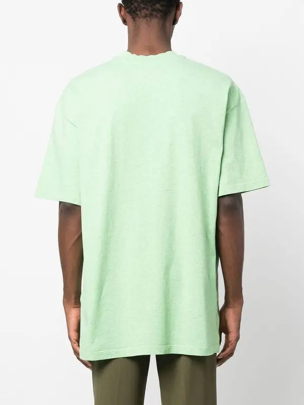 MSGM Embroidered-logo Cotton T-shirt