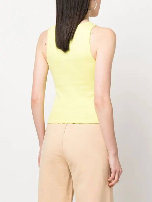 Gcds Logo-print Tank Top - Green