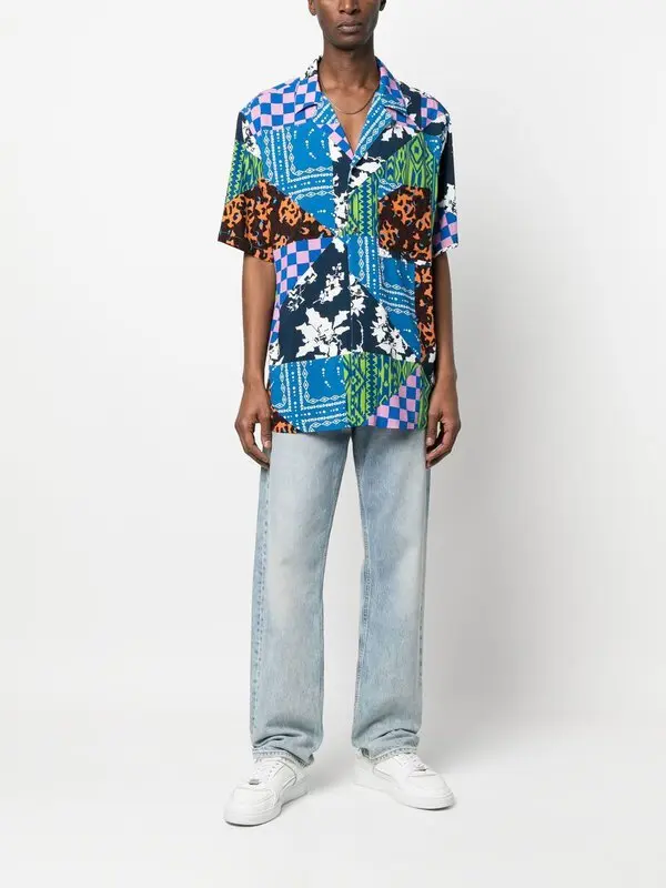 COUNTY OF MILAN Mix Print Shirt