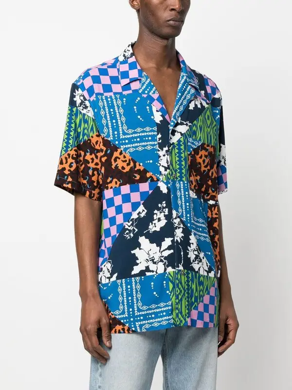 COUNTY OF MILAN Mix Print Shirt