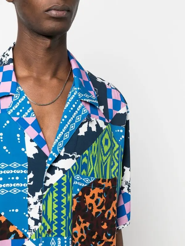 COUNTY OF MILAN Mix Print Shirt