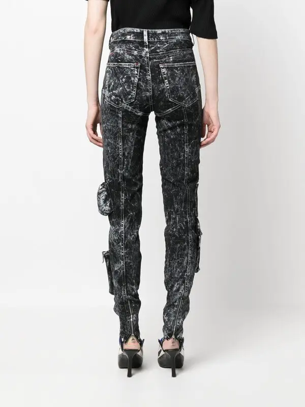 Diesel® 1984 Slandy-High 0emaz Skinny Jeans - Black | Editorialist