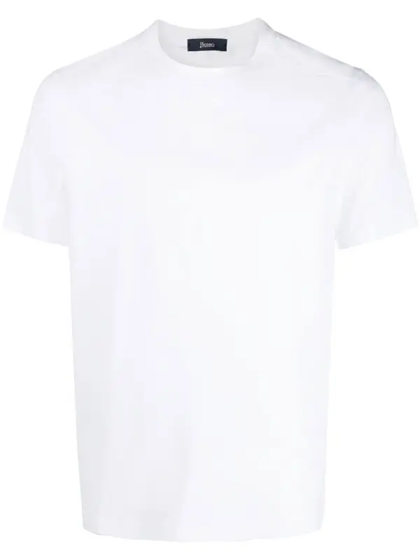 Herno Shortsleeved Crew Neck T-shirt - White