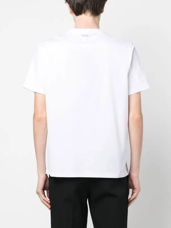 Herno Shortsleeved Crew Neck T-shirt - White
