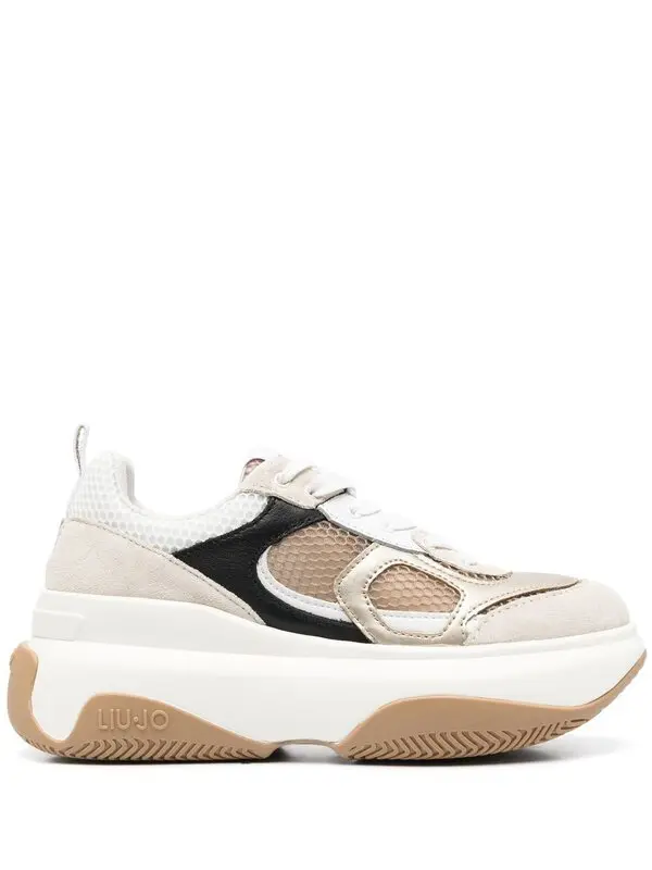 Liu Jo Colour-block Platform Sneakers - Neutrals