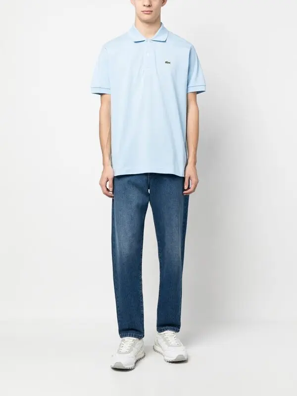 Lacoste Logo-patch Polo Shirt - Blue