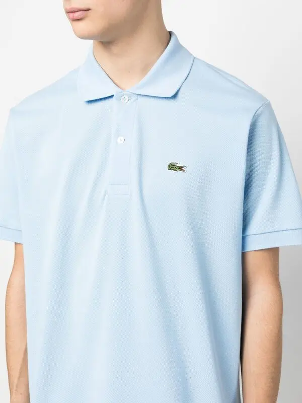 Lacoste Logo-patch Polo Shirt - Blue