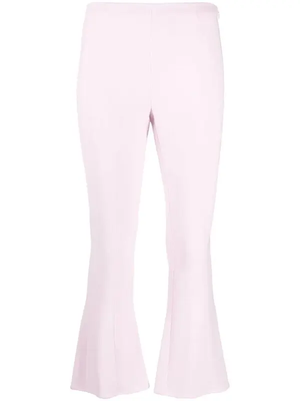 Blumarine Cropped Flared Trousers
