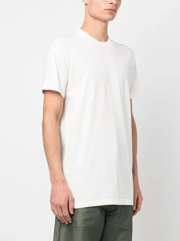 Rick Owens Plain Cotton T-shirt - White