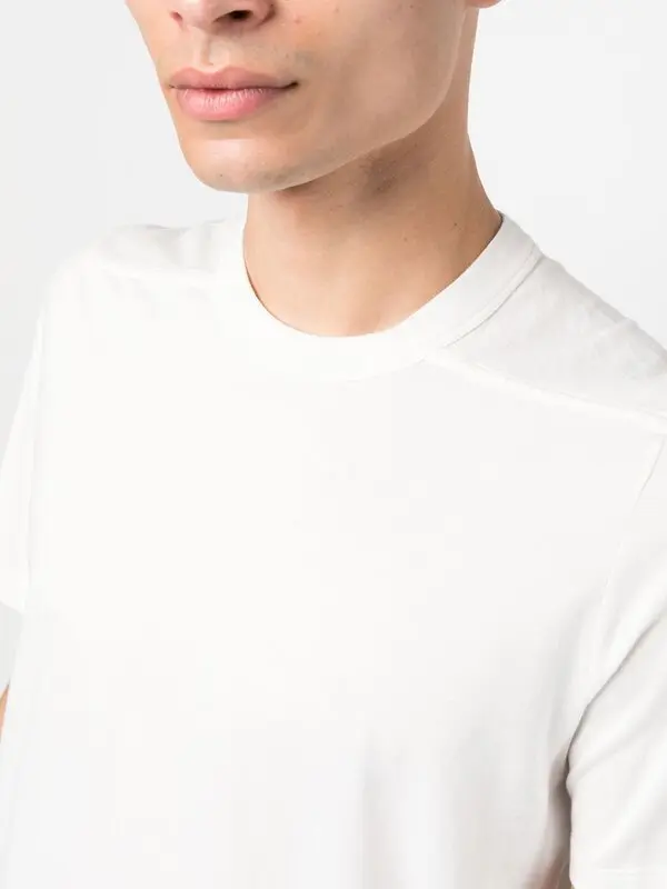 Rick Owens Plain Cotton T-shirt - White