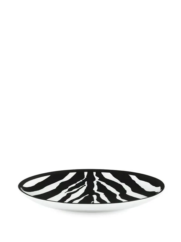 Dolce & Gabbana Zebra-print Porcelain Platter