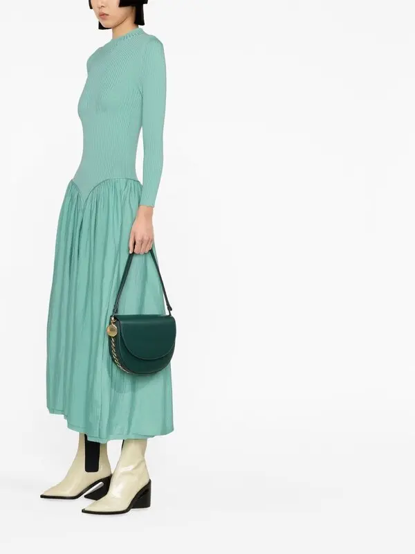 Stella McCartney Ribbed Wool Midi Dress