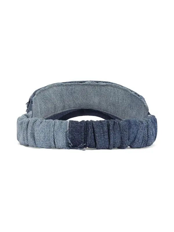 Dolce & Gabbana Patchwork Denim Visor