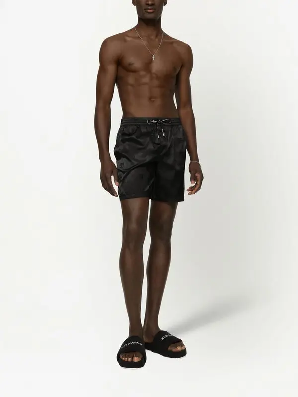 Dolce & Gabbana Dg Monogram Jacquard Swim Shorts