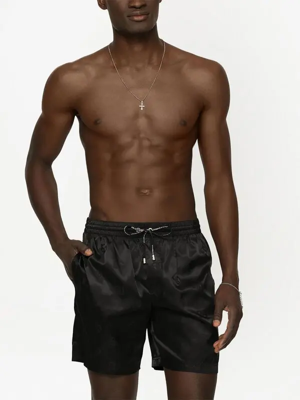 Dolce & Gabbana Dg Monogram Jacquard Swim Shorts