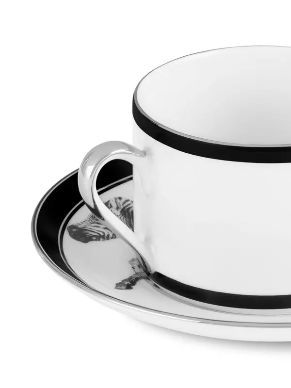 Dolce & Gabbana Zebra-print Porcelain Tea Set