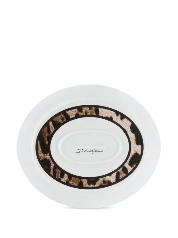 Dolce & Gabbana Porcelain Leopard Platter