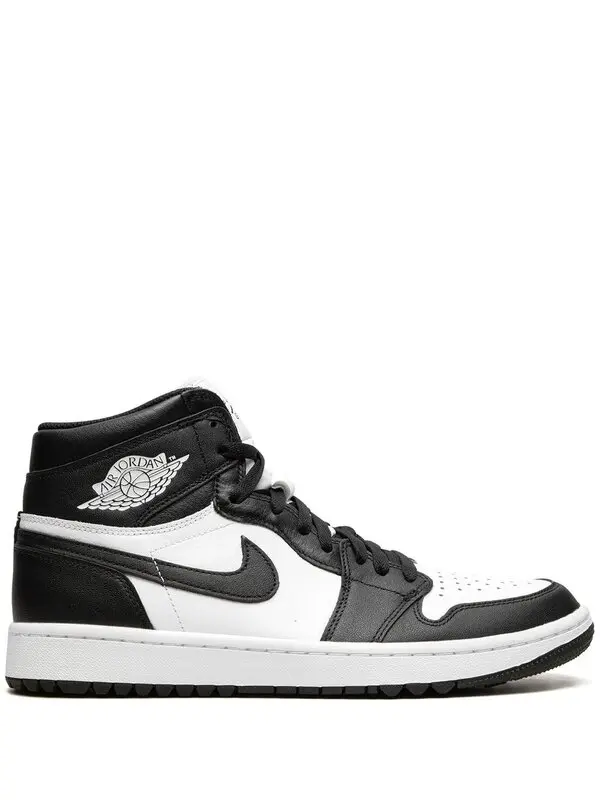 JORDAN Air 1 High Golf Sneakers - Black