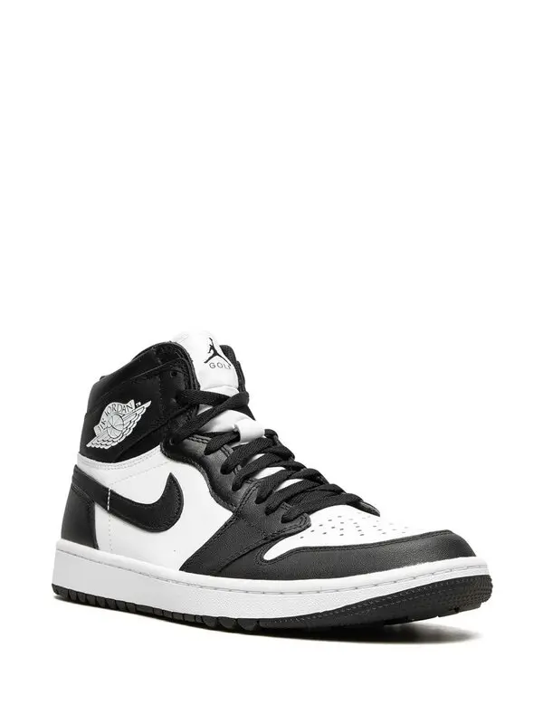 JORDAN Air 1 High Golf Sneakers - Black