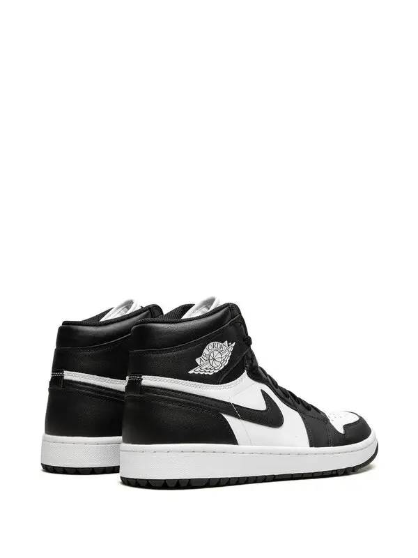 JORDAN Air 1 High Golf Sneakers - Black