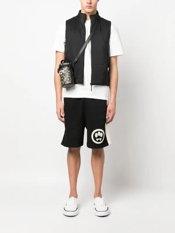 BARROW Logo Appliqué Track Shorts