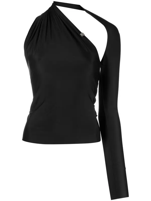 1017 Alyx 9sm Cut-out Asymmetric Top - Black
