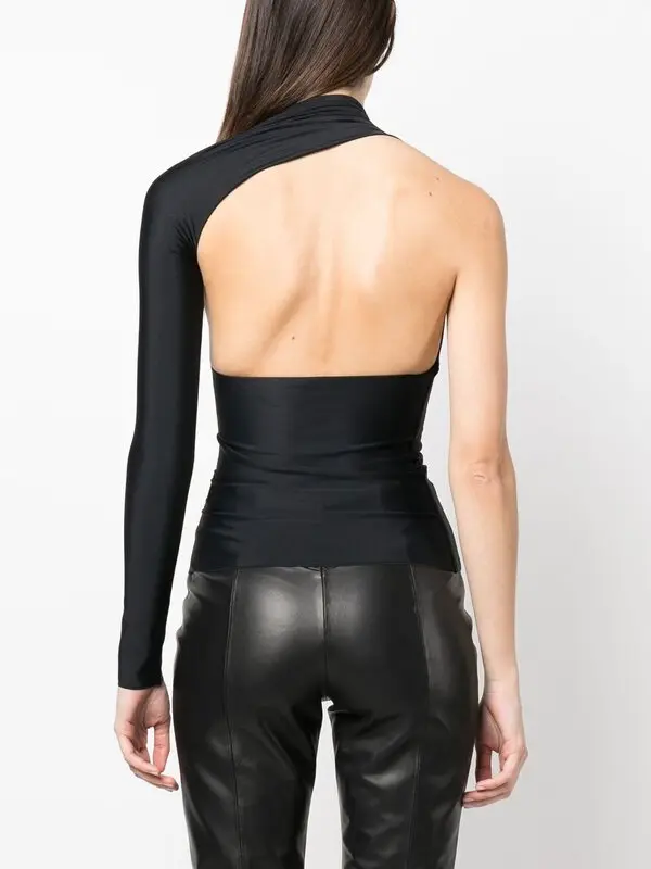 1017 Alyx 9sm Cut-out Asymmetric Top - Black