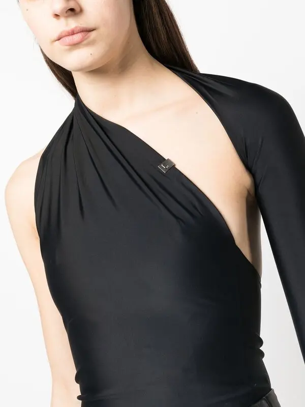 1017 Alyx 9sm Cut-out Asymmetric Top - Black