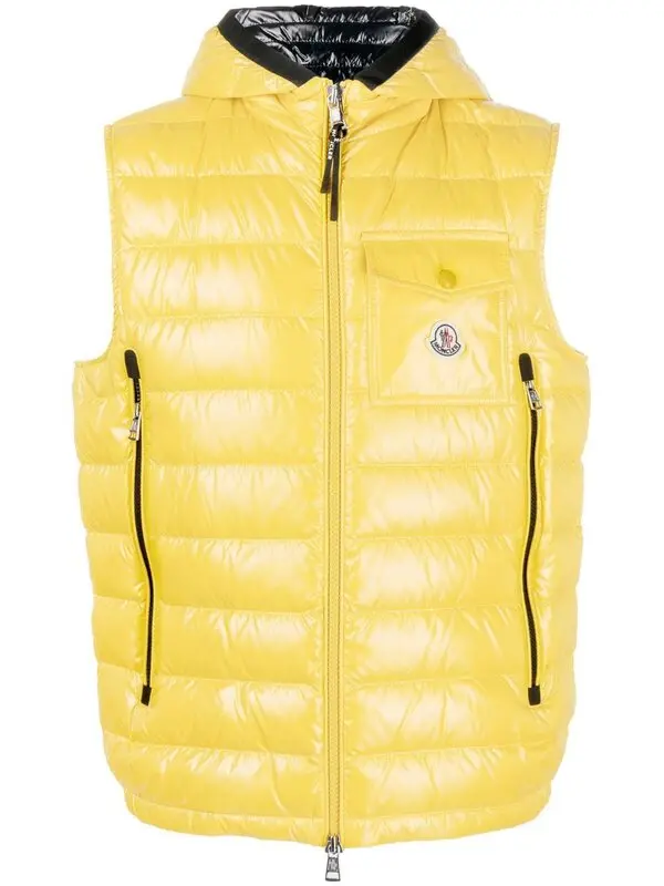 Moncler Chest Logo-patch Padded Gilet