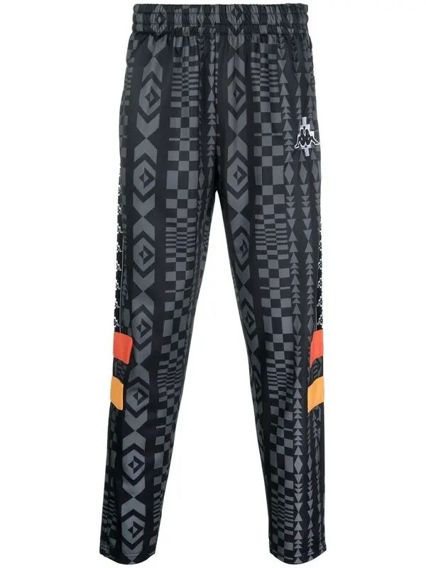 COUNTY OF MILAN Xkappa Logo-patch Track Pants - Black