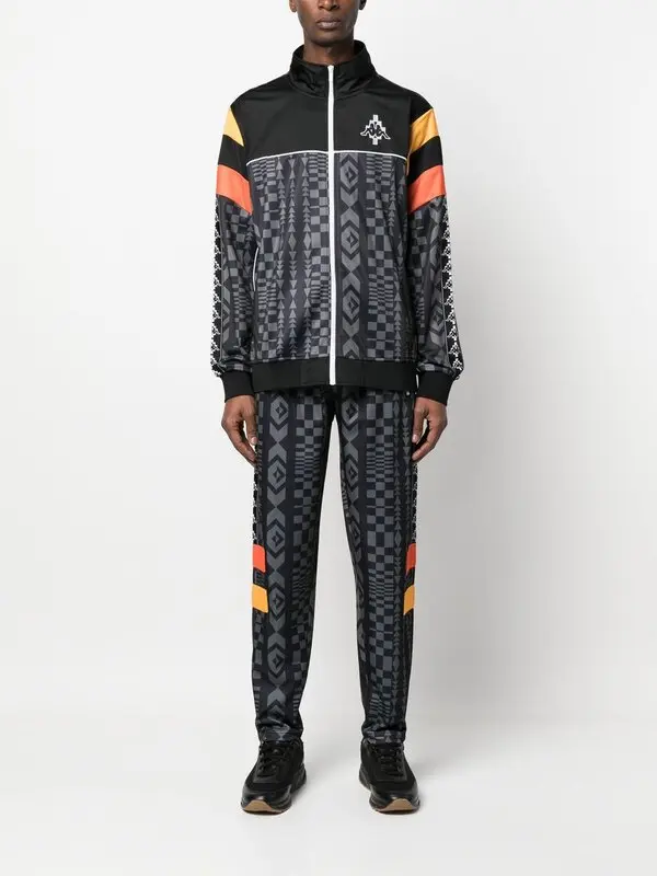 COUNTY OF MILAN Xkappa Logo-patch Track Pants - Black