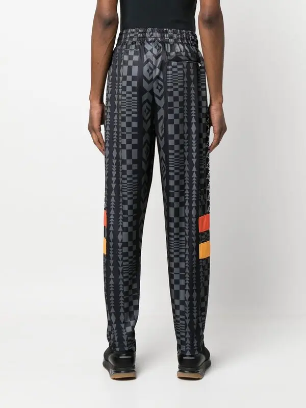 COUNTY OF MILAN Xkappa Logo-patch Track Pants - Black
