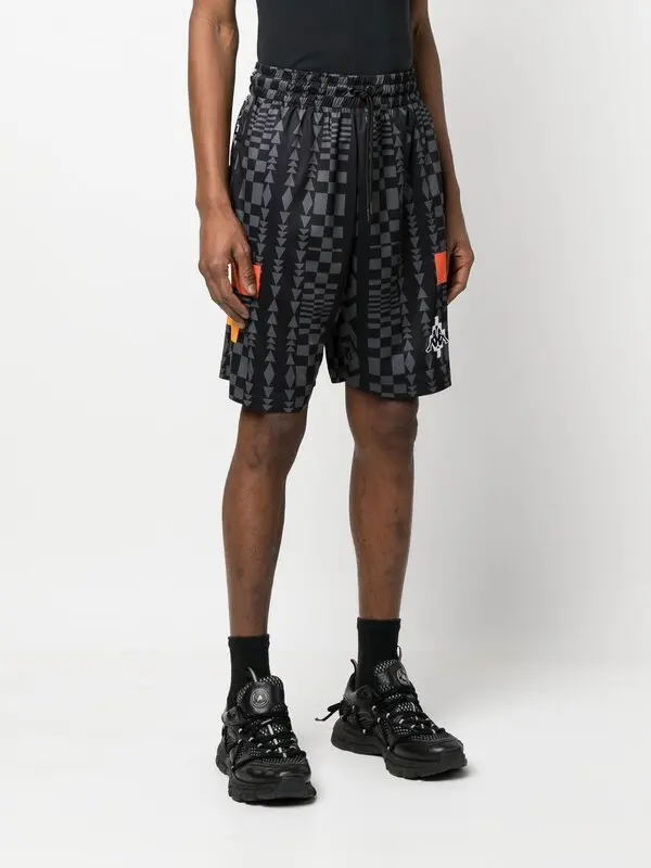 COUNTY OF MILAN Marcelo Burlon Xkappa Logo-patch Shorts