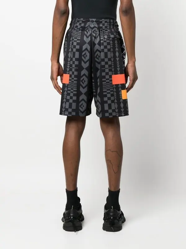 COUNTY OF MILAN Marcelo Burlon Xkappa Logo-patch Shorts