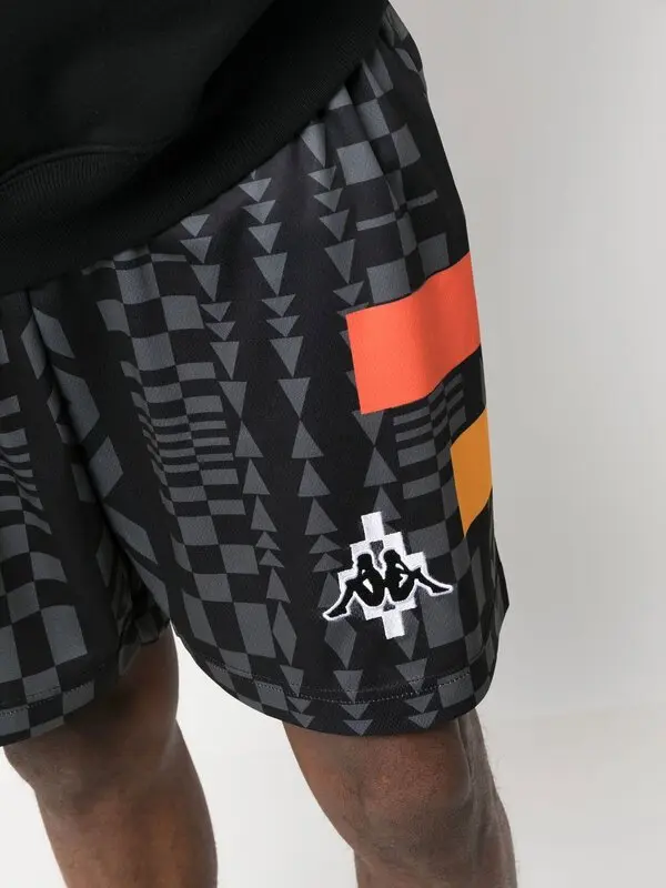 COUNTY OF MILAN Marcelo Burlon Xkappa Logo-patch Shorts