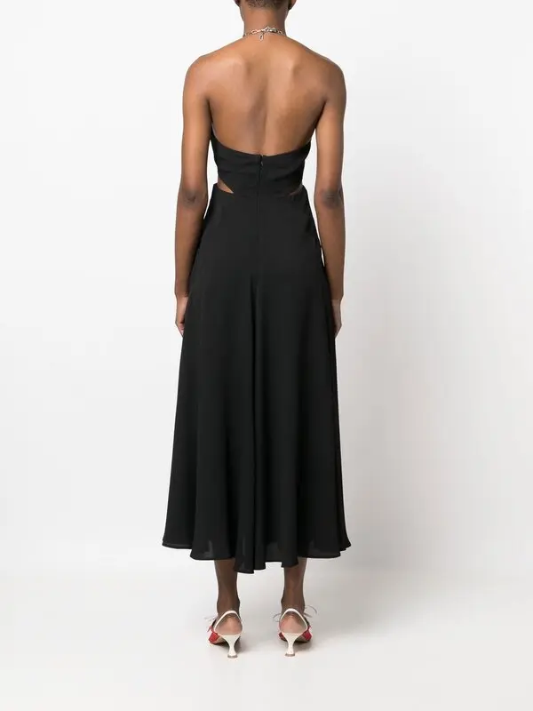 Dsquared2 Chain-link Cut-out Midi Dress