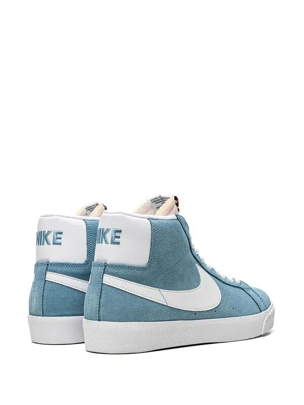 Nike Sb Zoom Blazer Mid Cerulean Sneakers - Blue
