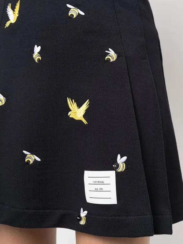 Thom Browne A-line Skirt - Blue